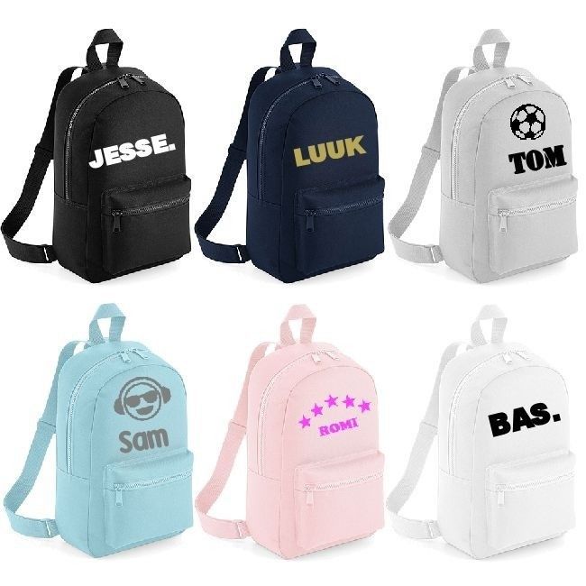 Kinder rugtas met naam